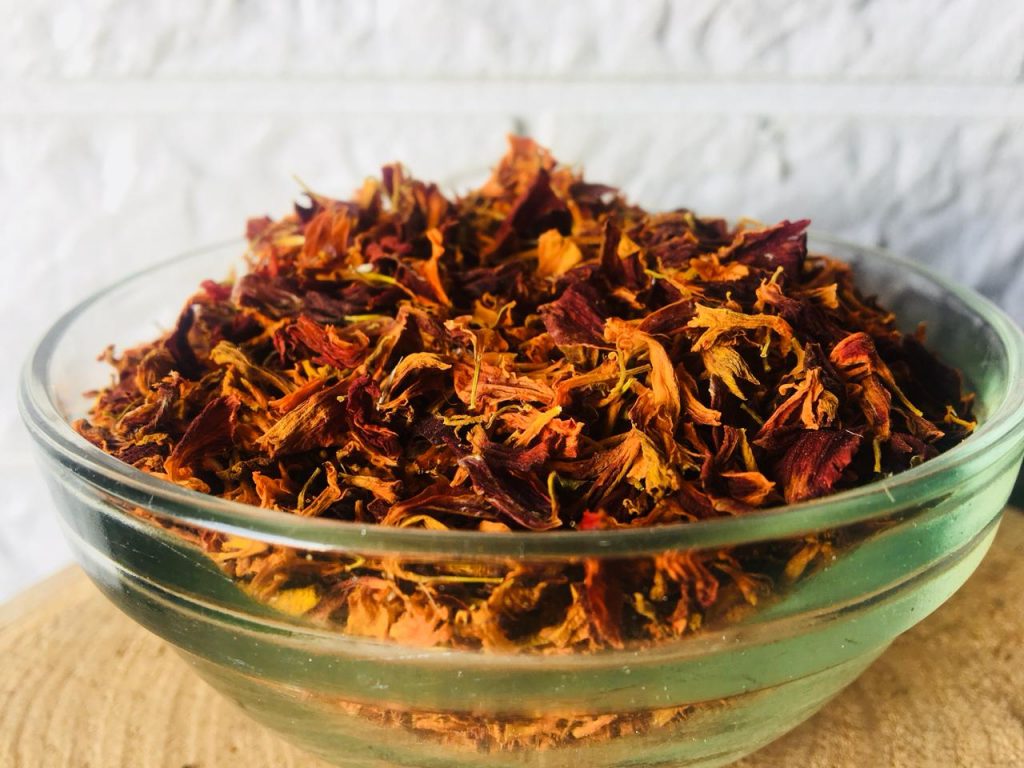 Buy Dried Marigold Jafri(french) Flower Petals - BloomyBliss