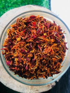Buy Dried Marigold Jafri(french) Flower Petals - BloomyBliss
