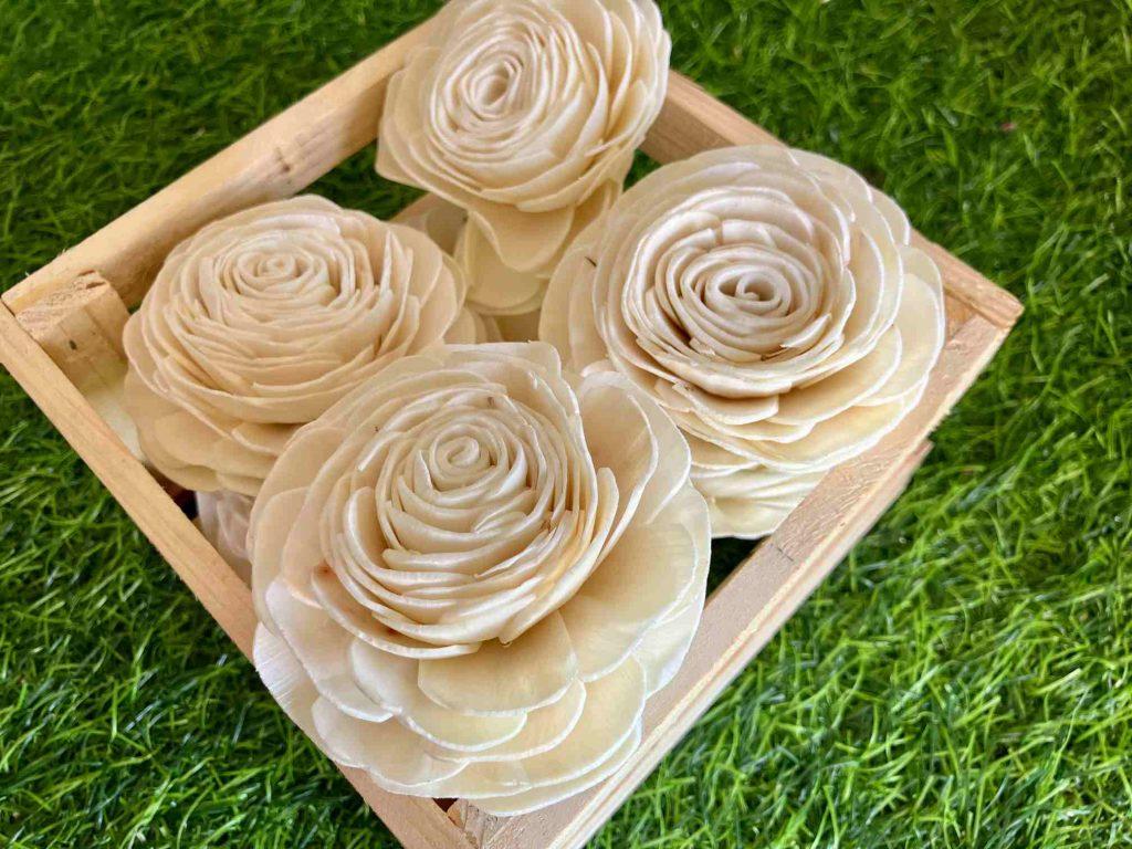 Buy Handmade Sola wood Rose flowers - BloomyBliss