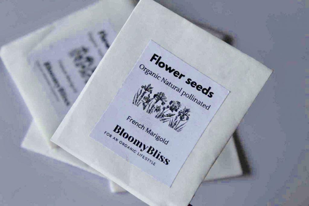 Marigold Orange (Pusa Narangi) seeds - BloomyBliss | Organic Seeds