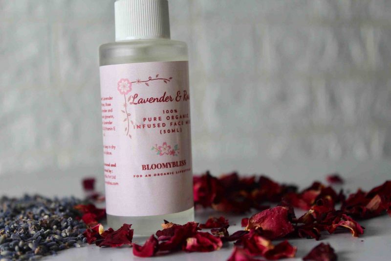 Buy Organic Lavender & Rose Face Mist | BloomyBliss
